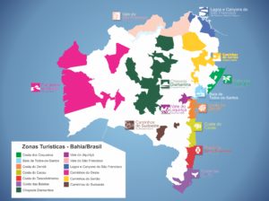 Mapa da Bahia - Todas as cidades, político, rodoviário, sul da Bahia