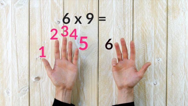 Aprendendo a tabuada de multiplicação do 9 - Quatro métodos