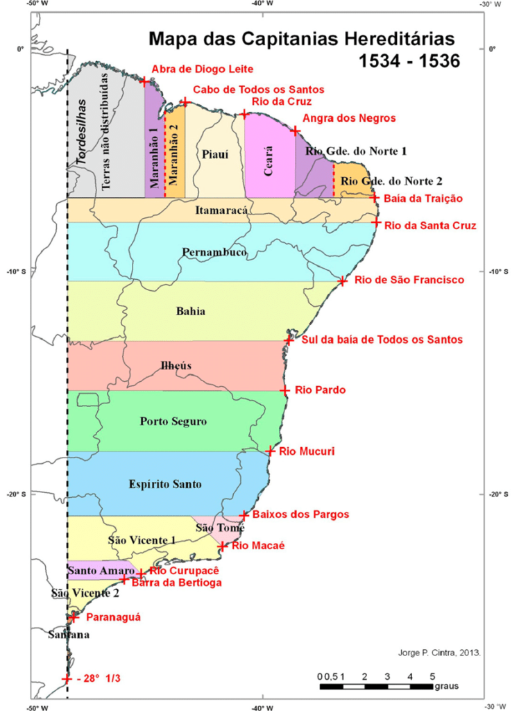 Capitanias hereditárias - Resumo, mapa, direitos, obrigações, curiosidades