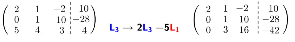 Escalonamento de matrizes - Resolver sistemas lineares
