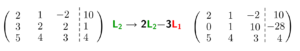 Escalonamento de matrizes - Resolver sistemas lineares
