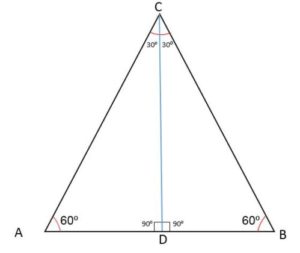 Triângulo equilátero - O que é, fórmula, altura, área, perímetro