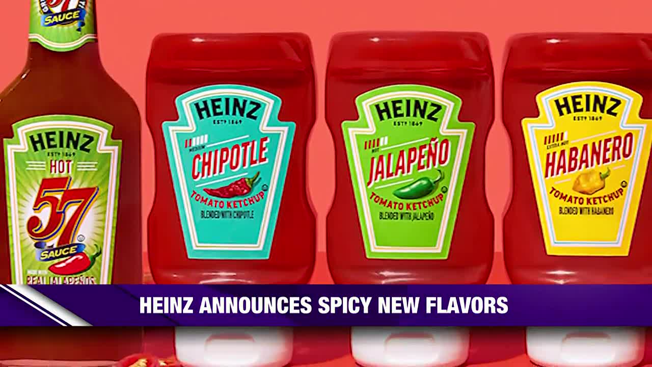 Heinz anuncia 4 novos sabores picantes de ketchup